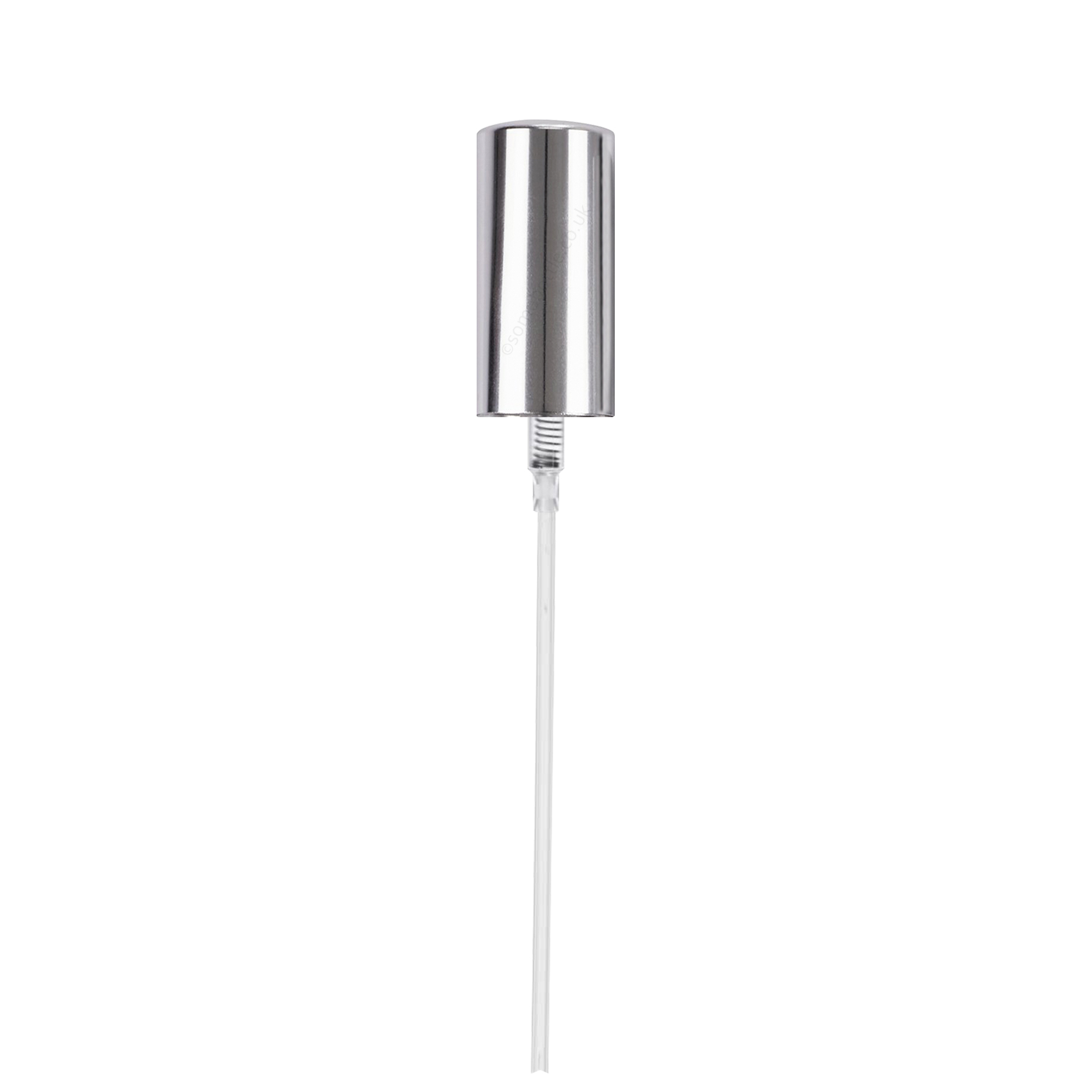 Silver Aluminium Mist Spray Atomiser Pump for 18mm Neck Bottles - Some ...
